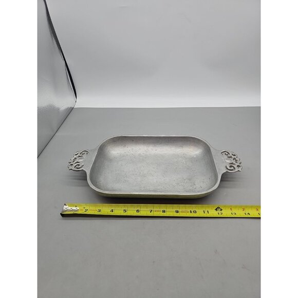 Nambé | Dining | Vintage Nambe 2 Aluminum Serving Tray With Ornate ...